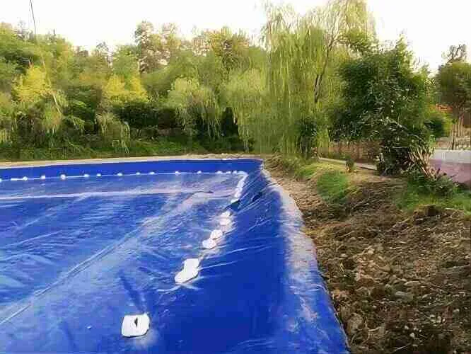 Blue Pond Liner For Swimming Pools And Water Reservoir